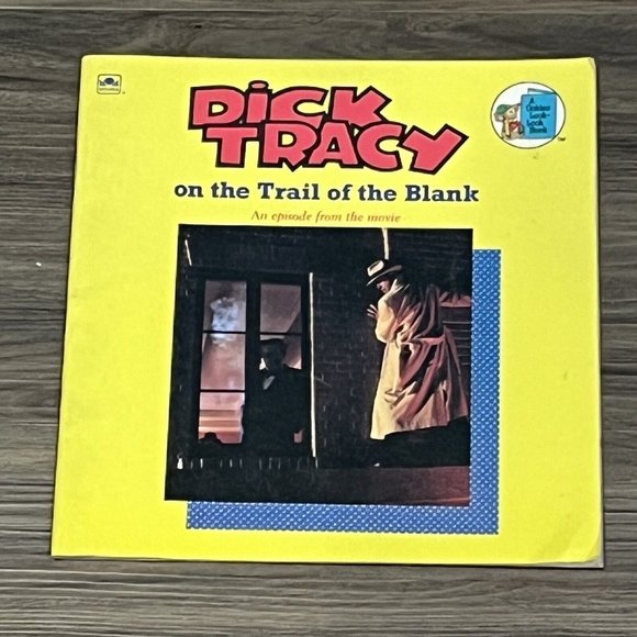 Vintage | Toys | Vintage 99 Golden Book Dick Tracy Movie Picture Book ...
